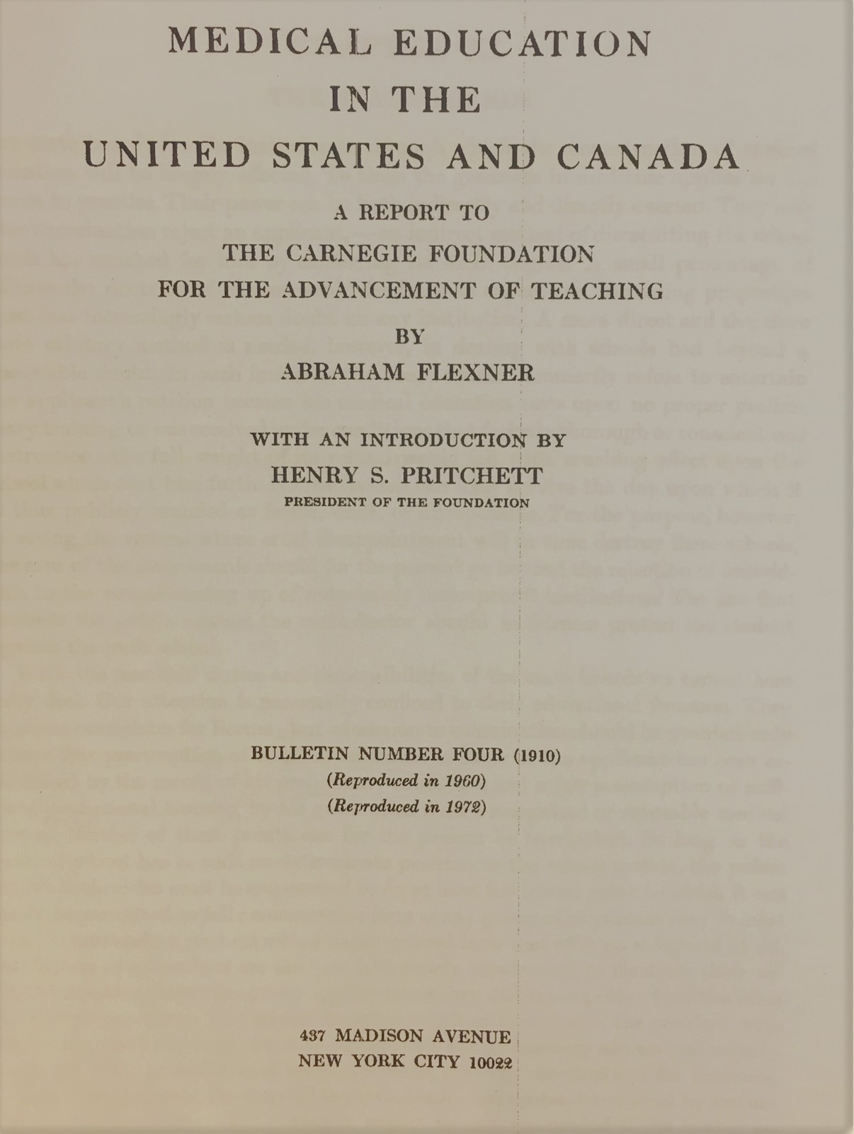 The Forgotten Chapter of the Flexner Report | The armchair historian